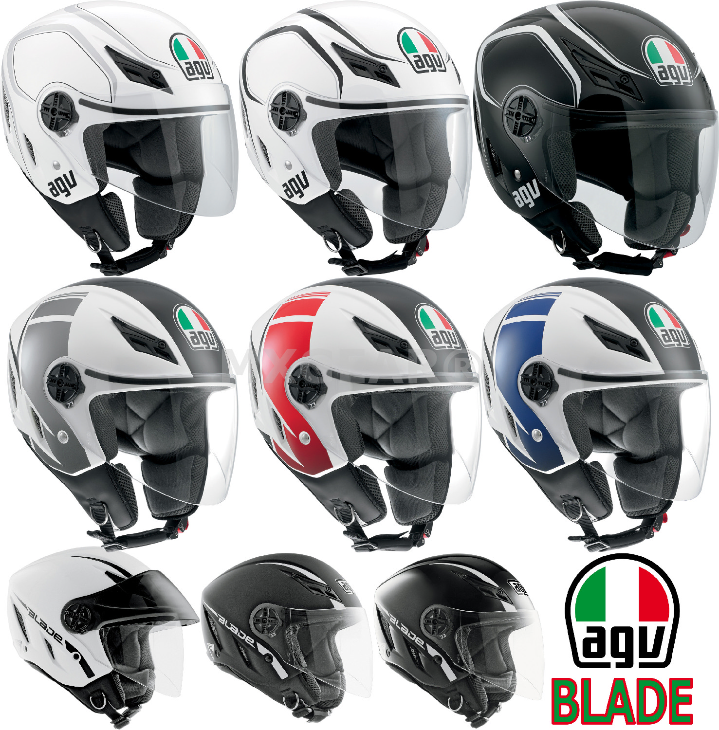 AGV Blade Open Face Helmet All Models & Sizes Motorcycle | eBay