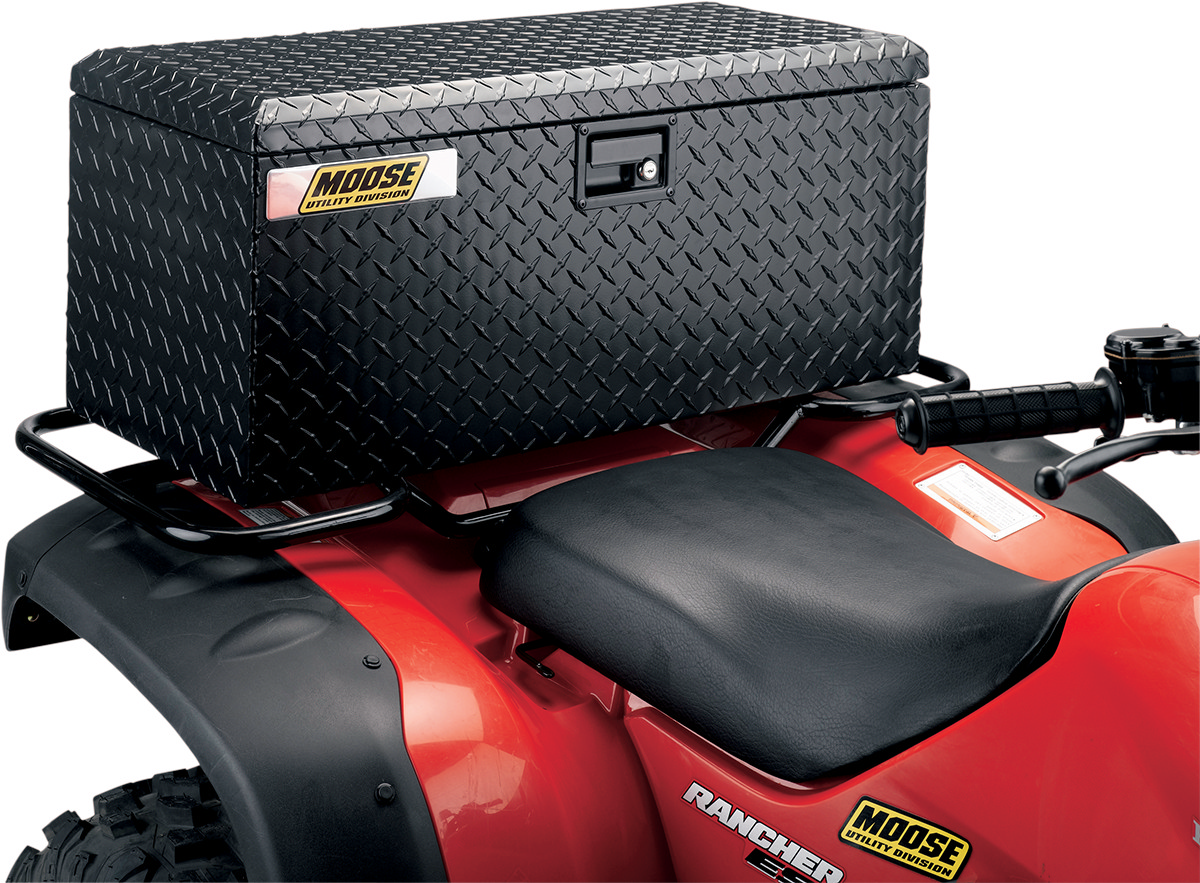 Moose ATV Rear Rack Aluminum Storage Box | eBay